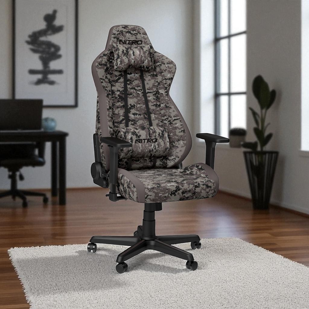 Nitro concepts dévoile la chaise gamer S300 camouflage