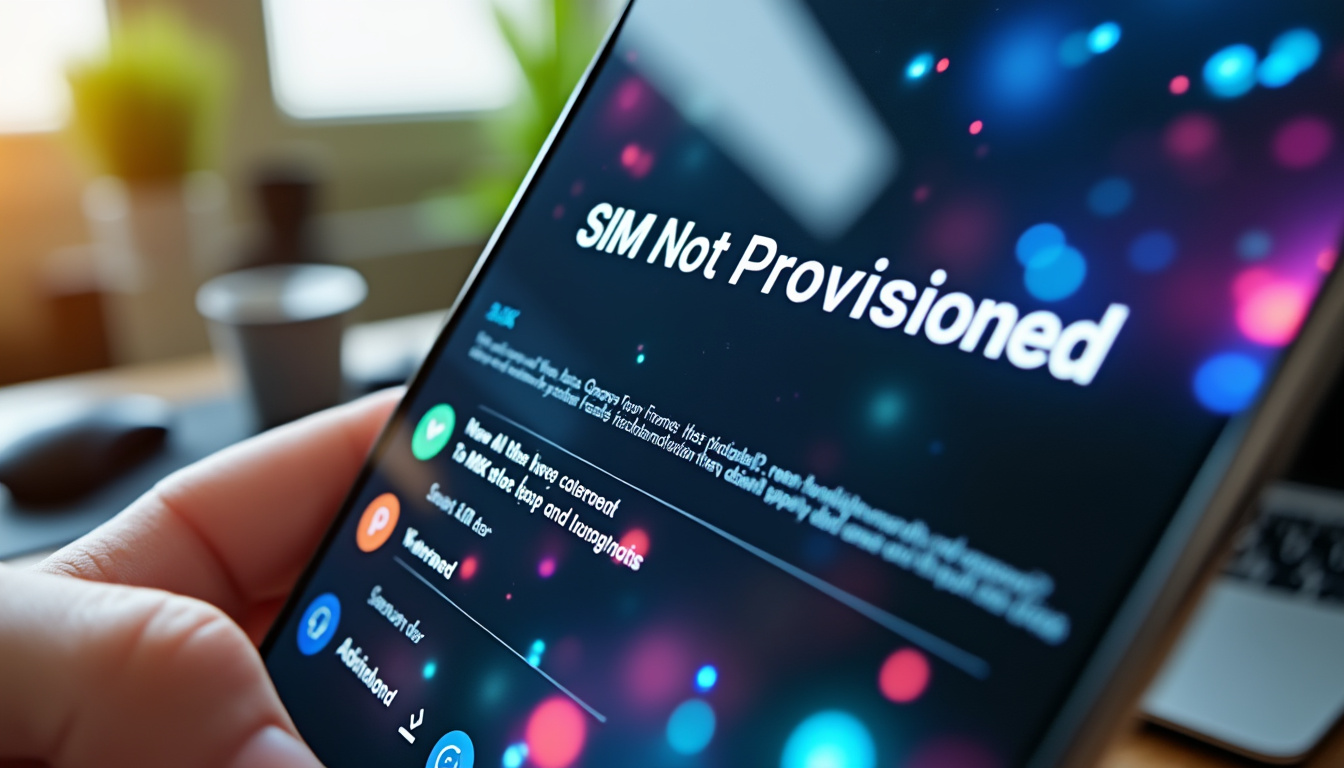 Carte SIM non provisionnée : causes et solutions rapides