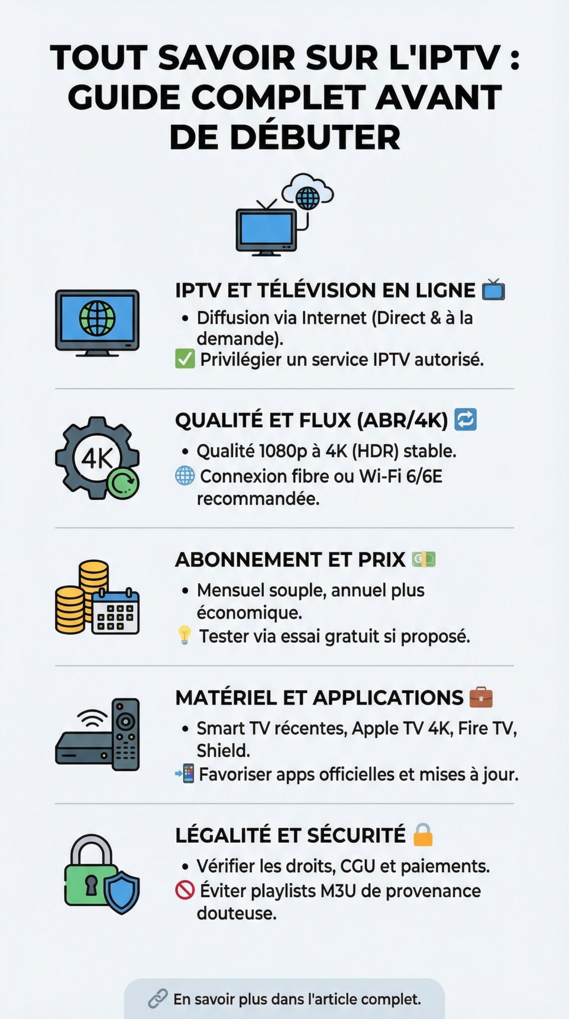 Tout savoir sur l'iptv : guide complet avant de débuter